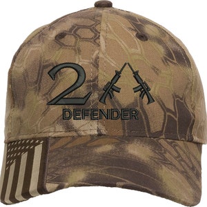 2nd Amendment Defender Embroidered Baseball One Size Fits All ...