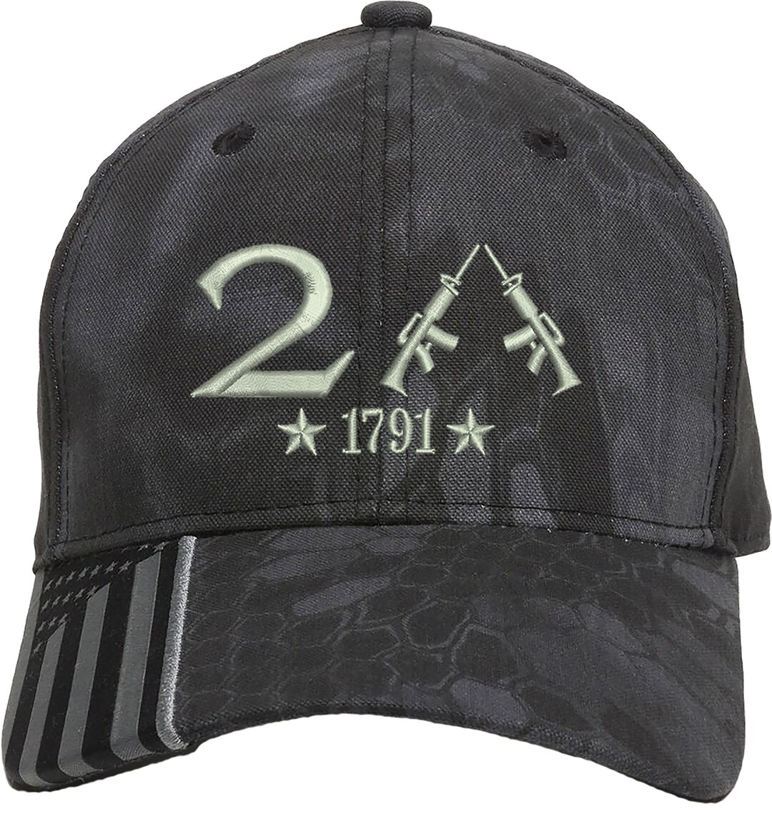 Only 2nd Amendment 1791 Embroidered Baseball One Size Fits All ...