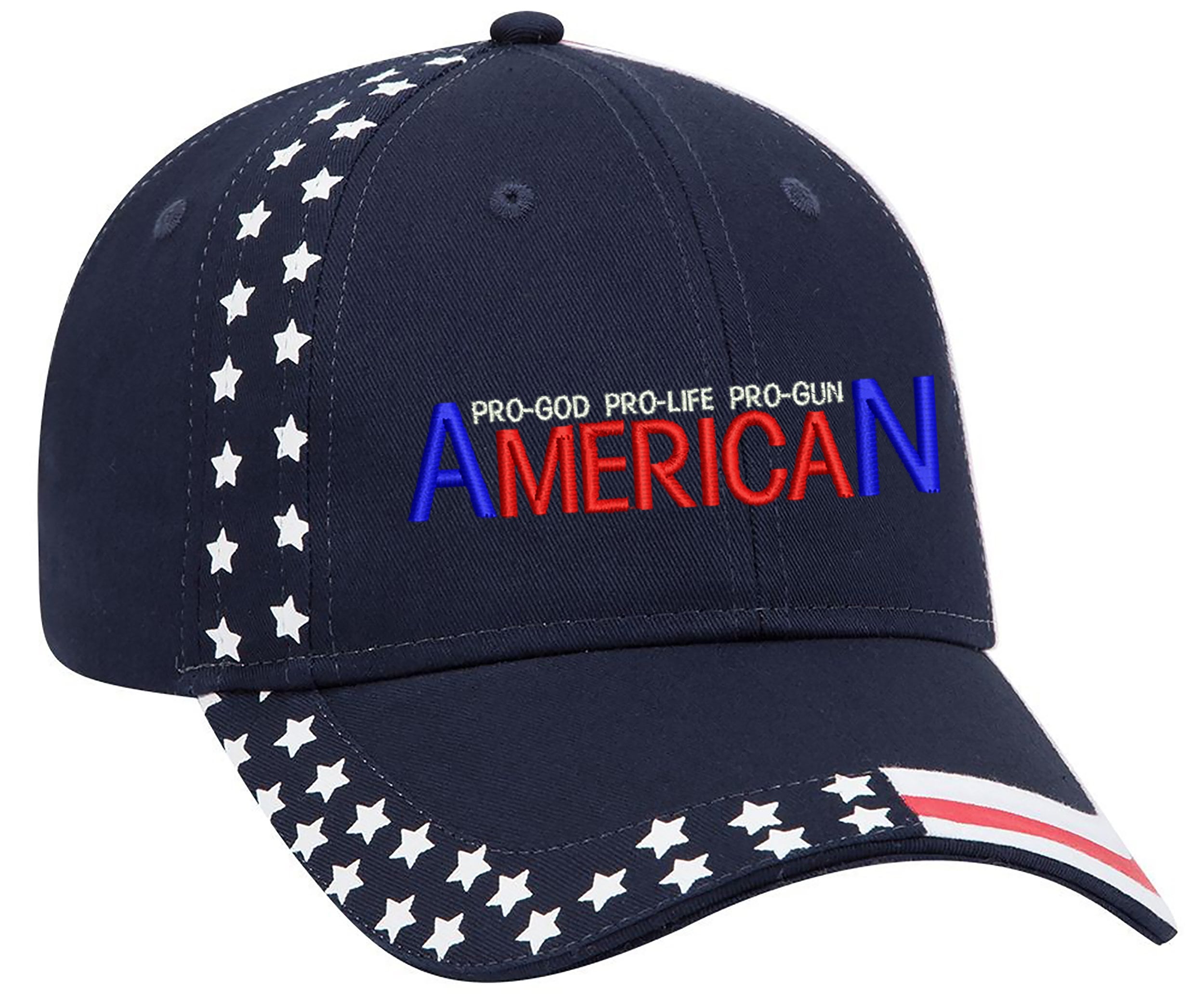 Pro-god Pro-life Pro-gun 2nd Amendment Embroidered US Flag and | Etsy