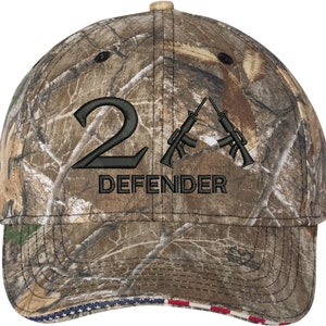 2nd Amendment Defender Embroidered Baseball One Size Fits All ...
