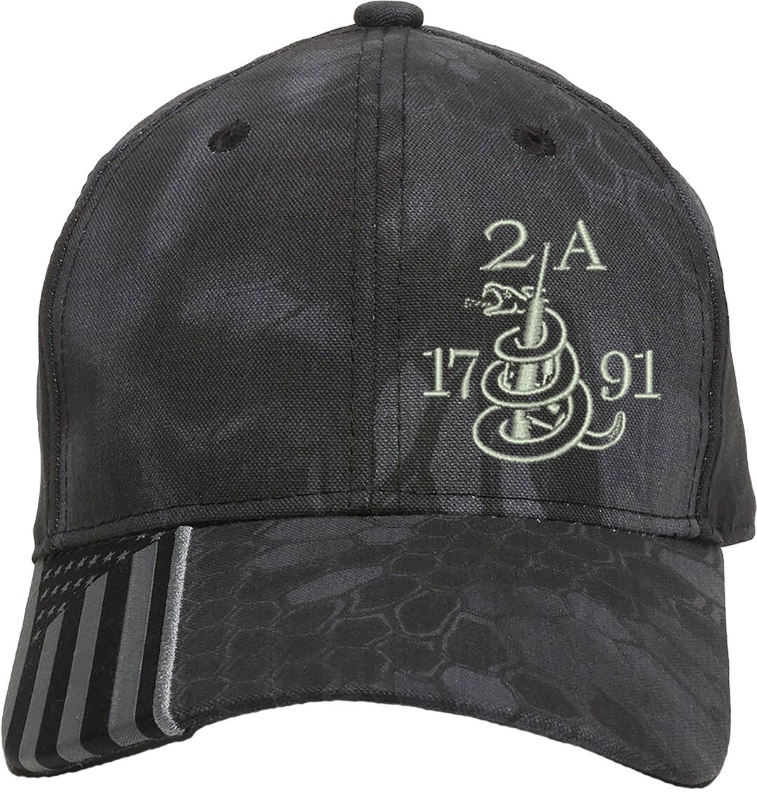 Side Gun 2A 1791 2nd Amendment Embroidered Baseball One Size Fits All ...