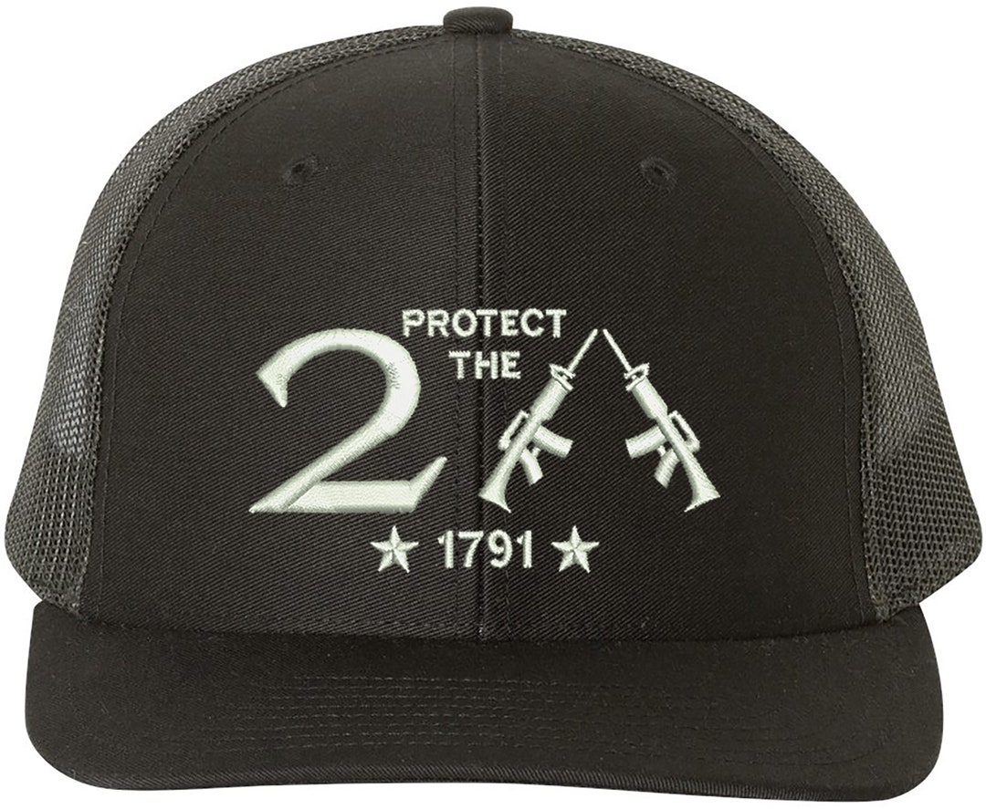Protect the 2nd Amendment 1791 Embroidered Richardson Brand One Size ...