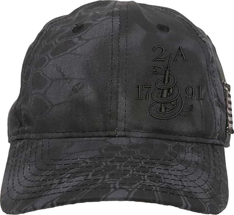 Side Gun 2A 1791 2nd Amendment Embroidered Baseball One Size Fits All ...
