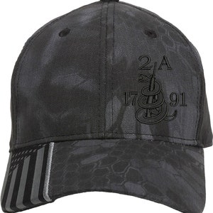 Side Gun 2A 1791 2nd Amendment Embroidered Baseball One Size Fits All ...