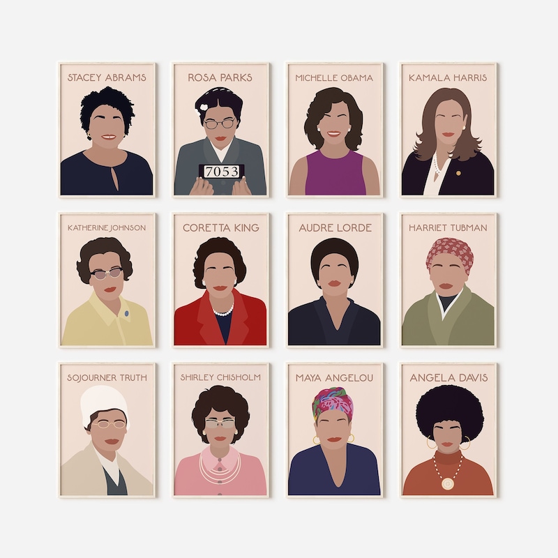 Famous Women Prints - Etsy