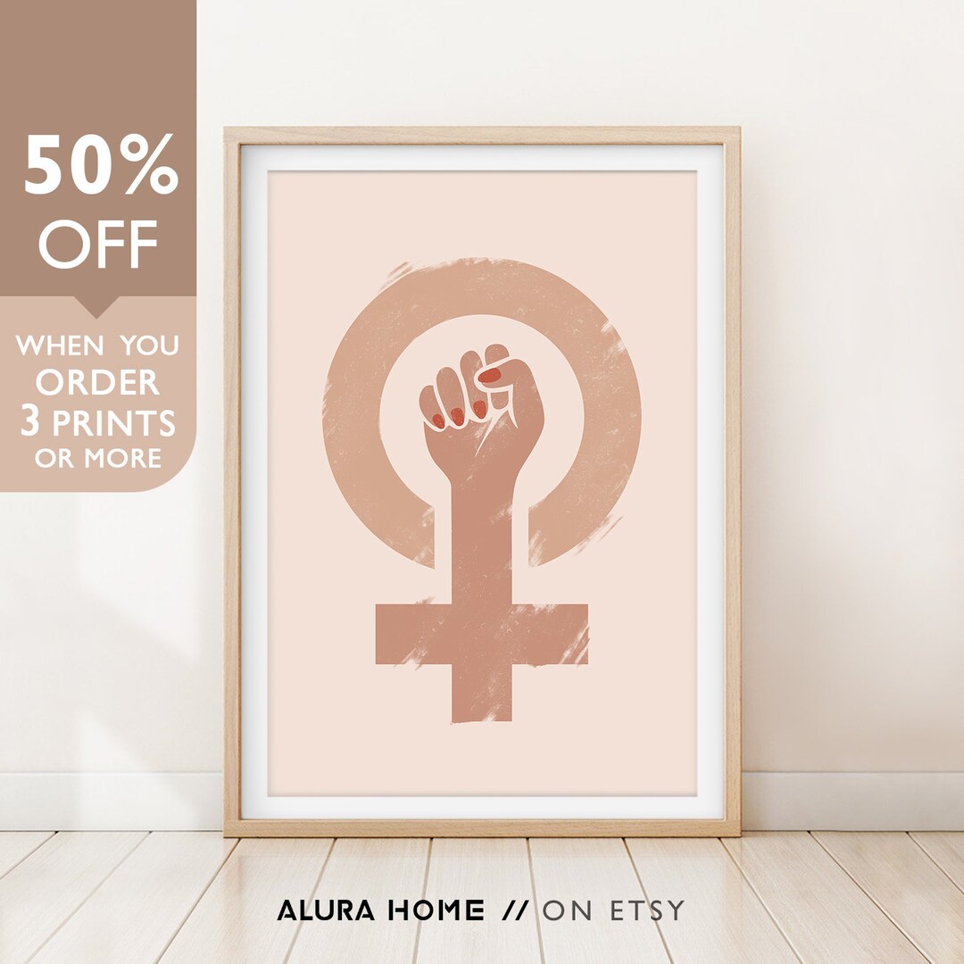 Feminist Poster, Empowered Women Print, Feminist Decor, Girl Nursery ...