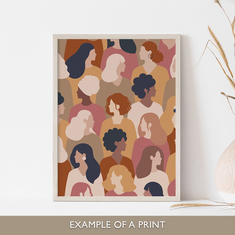 Feminist Collage Kit Gallery Wall Set Feminist Wall Collage Etsy