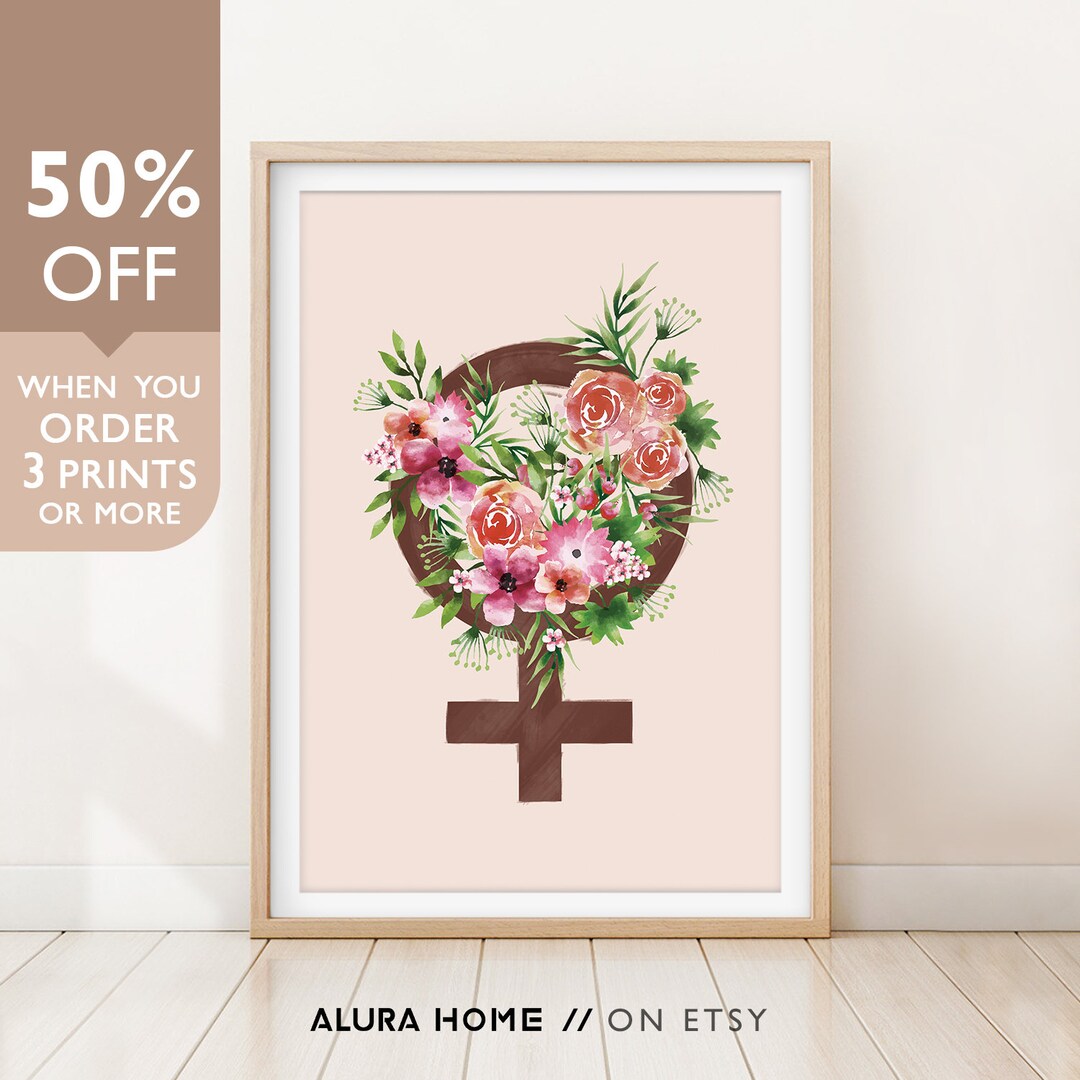Feminist Poster Feminist Sign Female Symbol Feminist Wall - Etsy