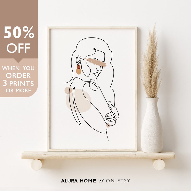Woman Line Art Print Abstract Woman Art Woman Line Drawing - Etsy