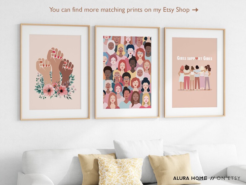 Feminist Poster Feminist Wall Art Girl Power Feminist Print Etsy