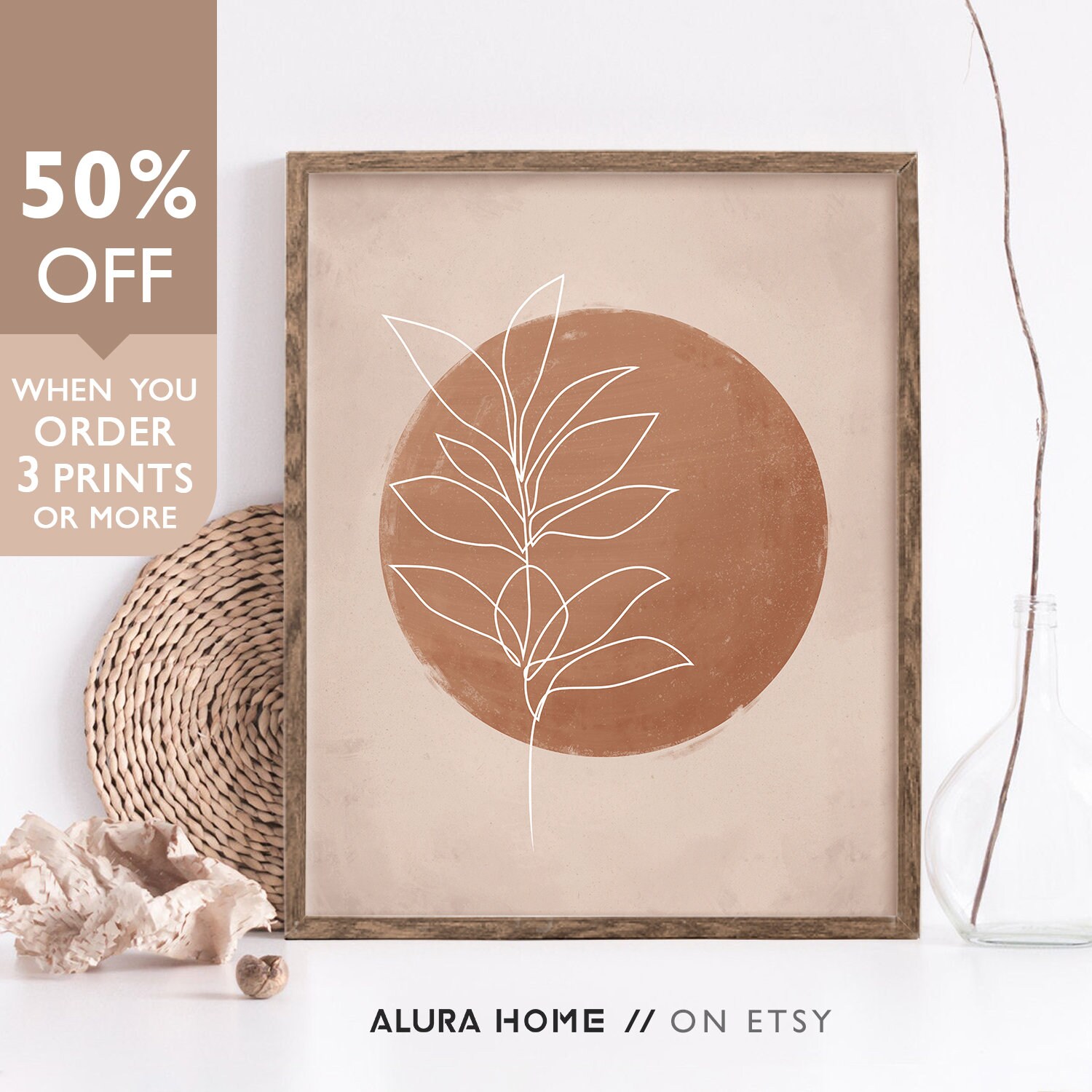 Art & Collectibles Boho Art Print Abstract Art Print Boho Minimalist ...