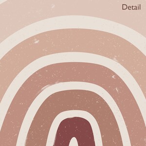 Abstract Rainbow Print, Boho Rainbow Wall Art, Minimalist Rainbow ...