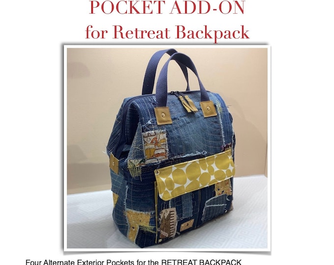 POCKET ADD-ON Patterns for Retreat Backpack - Etsy