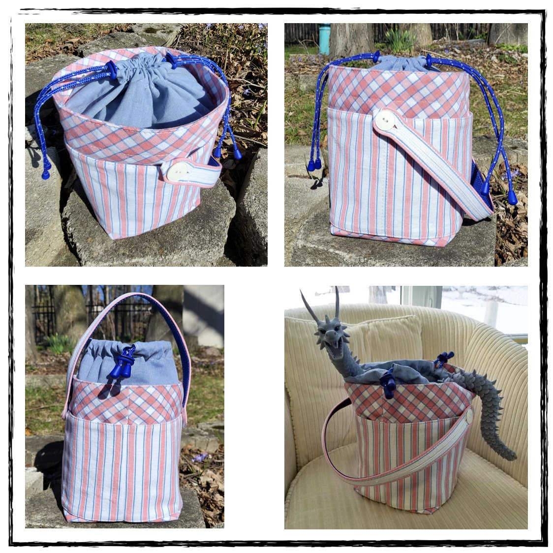 READY SET Pdf Pattern for Three Sized Project Bucket Bag - Etsy Canada