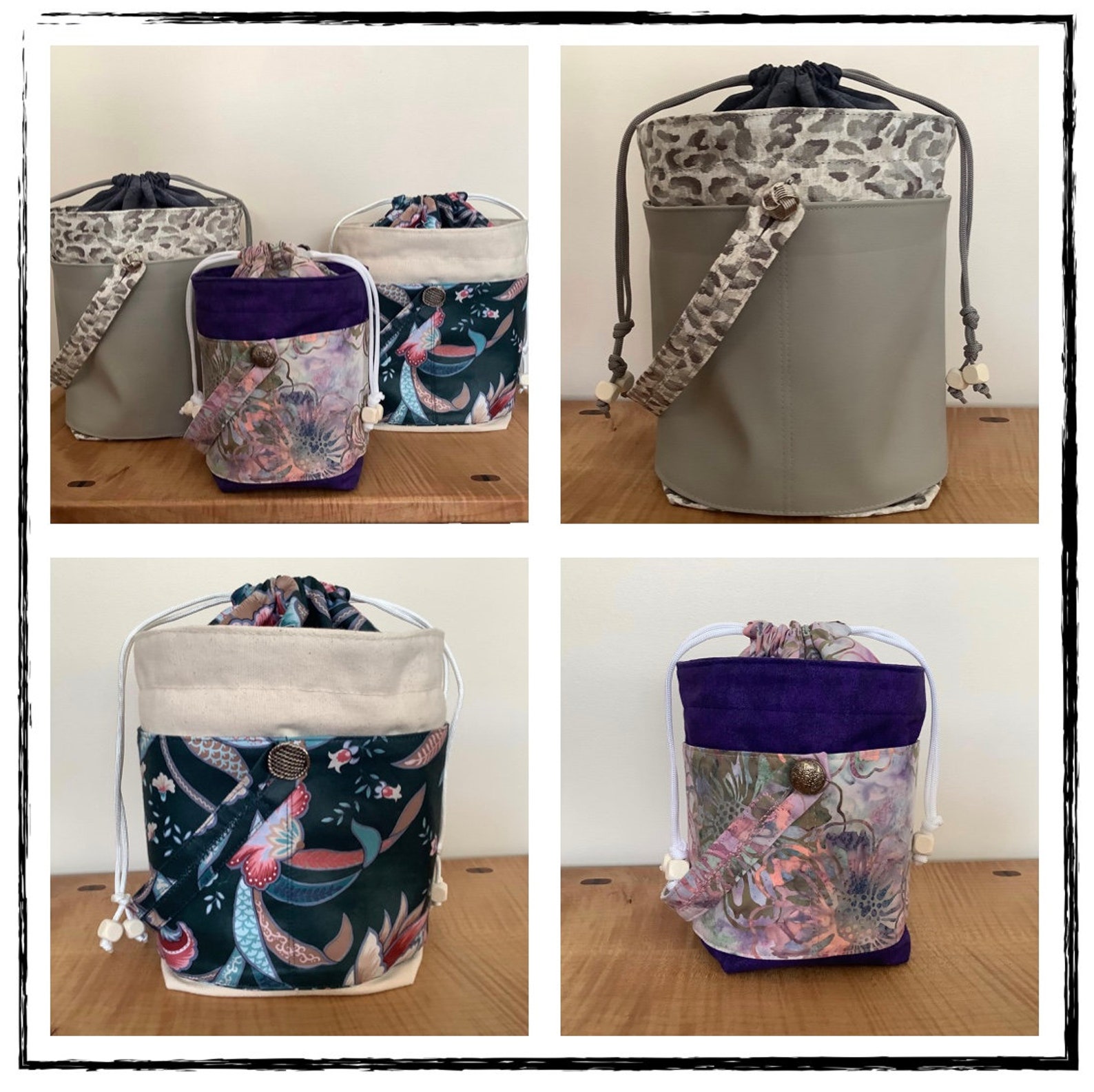READY SET Pdf Pattern for Three Sized Project Bucket Bag - Etsy