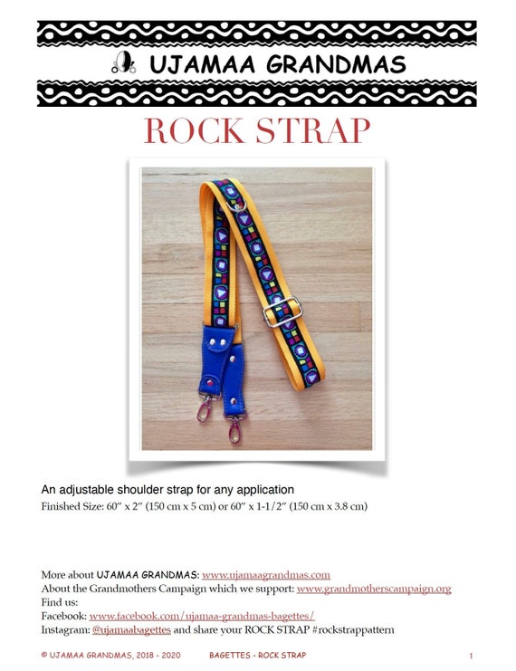 ROCK STRAP Pattern for a strap for every purpose | Etsy