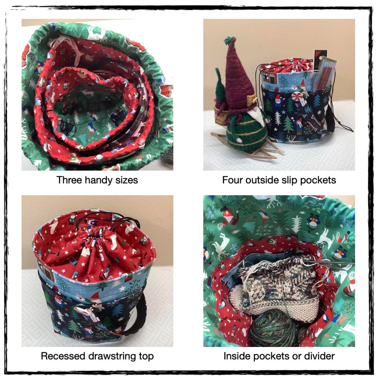 READY SET Pdf Pattern for Three Sized Project Bucket Bag - Etsy