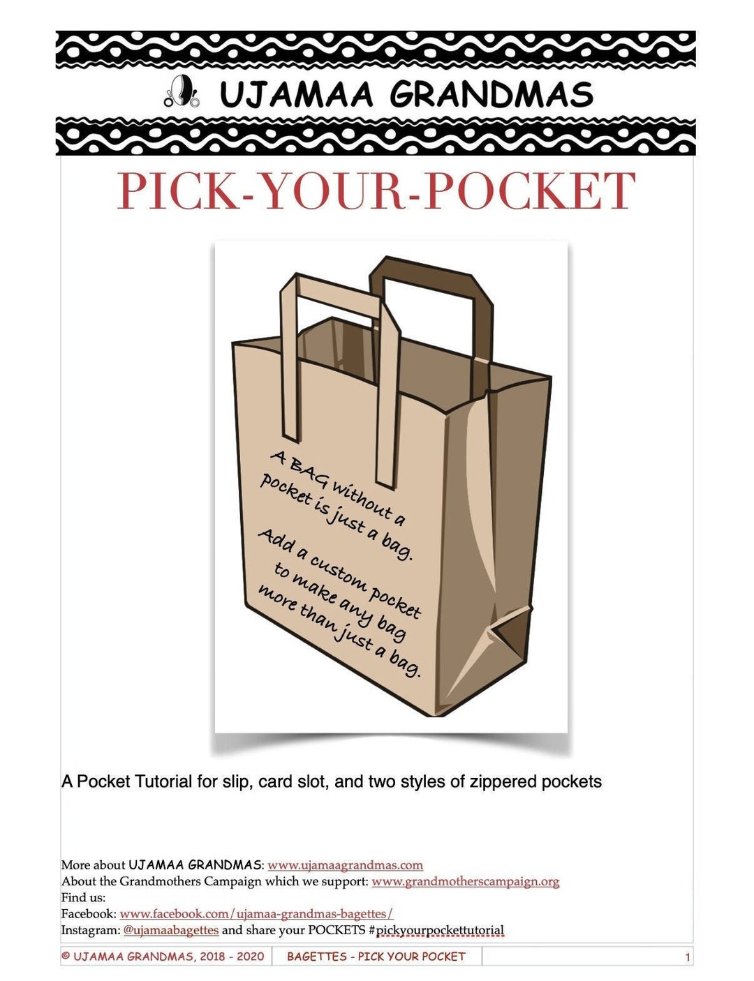PICK YOUR POCKET - a Pocket Tutorial - Etsy Canada