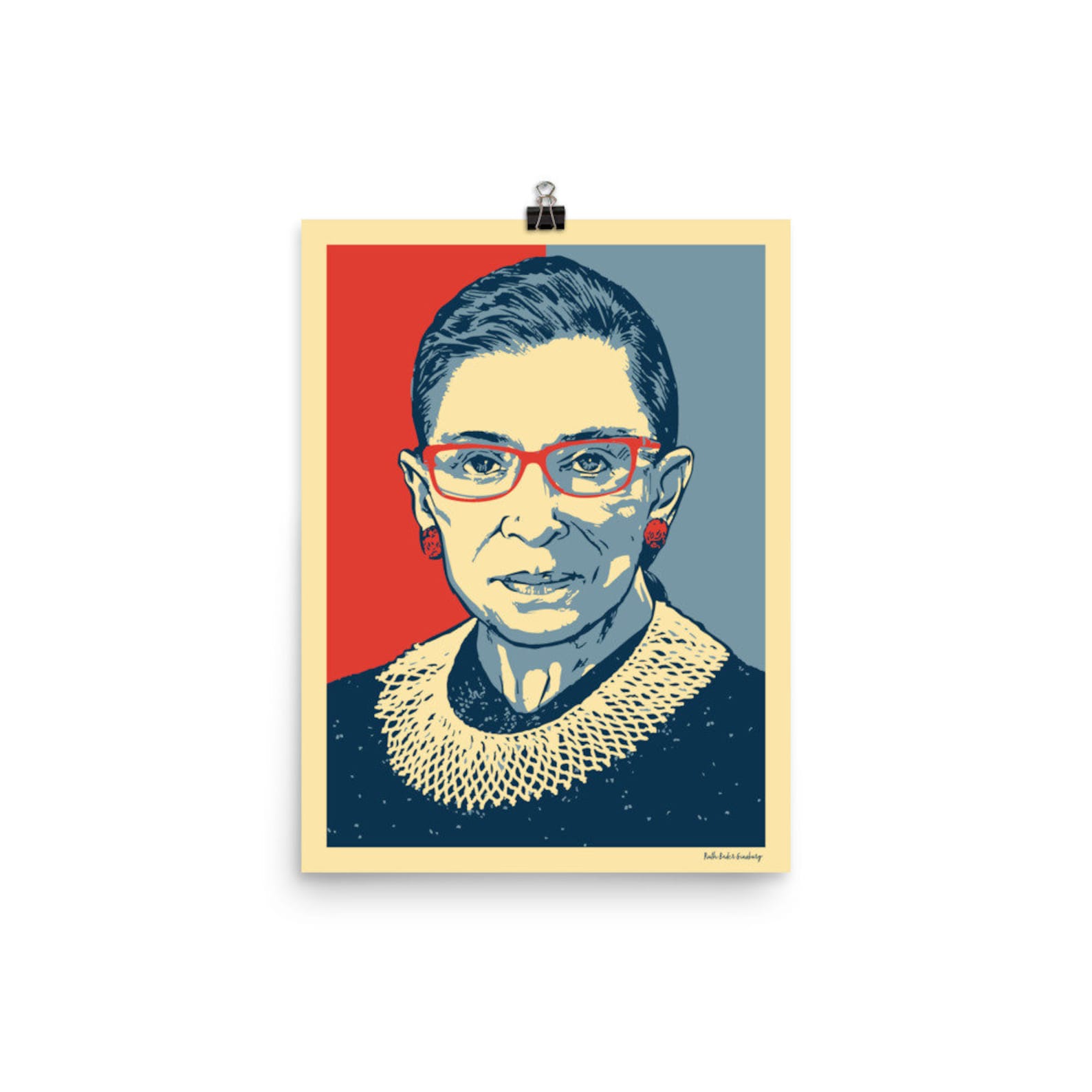 Ruth Bader Ginsburg Poster RBG 18 X 24 Inches 12 X 16 Inches | Etsy