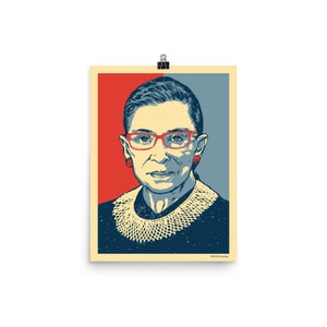 Ruth Bader Ginsburg Poster RBG, 18 X 24 Inches, 12 X 16 Inches - Etsy