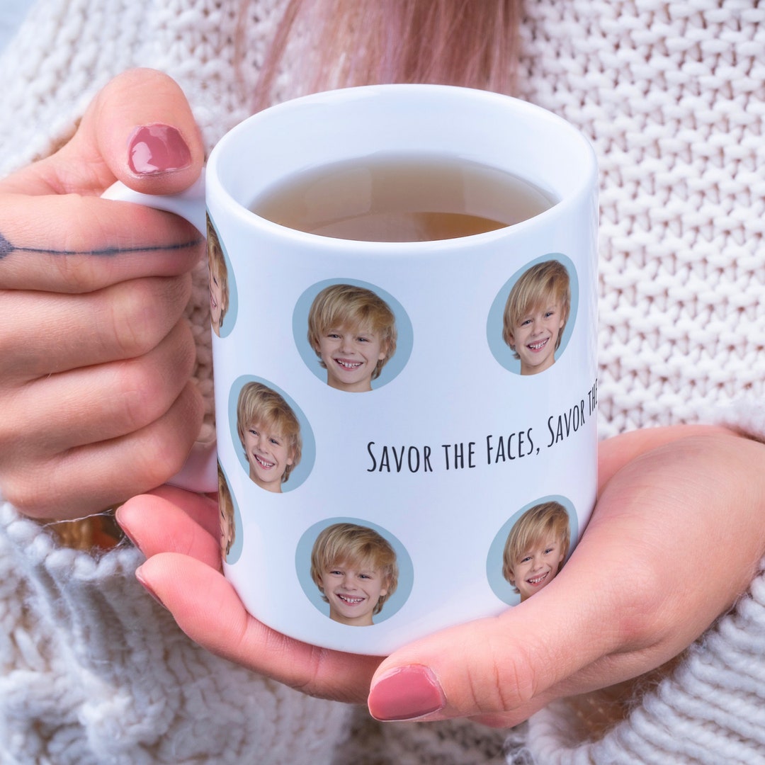 Funny Custom Face Mug, Coffee Mug With Face, Baby Face, Pet Face, Funny ...