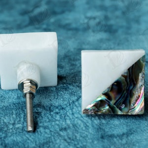 Set of Square White Stone - Etsy