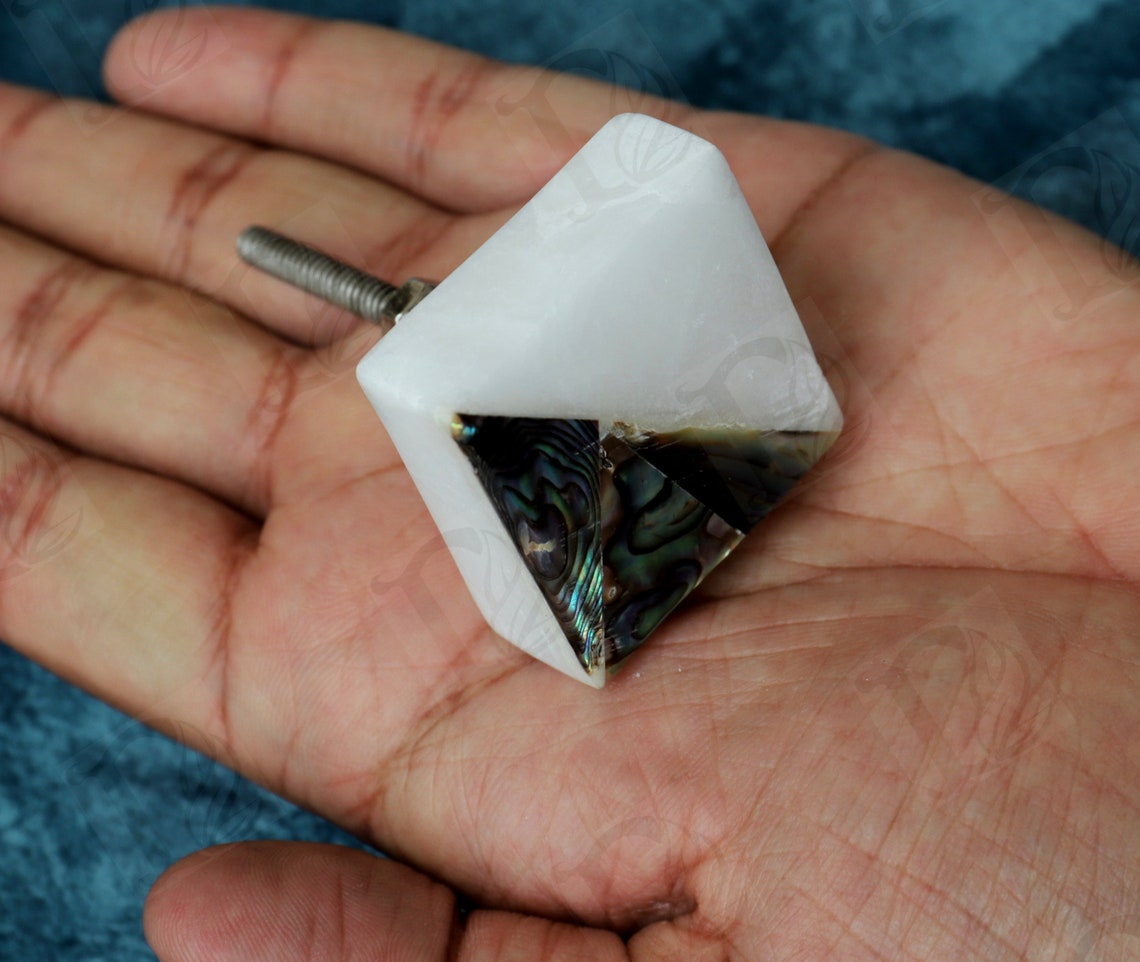 Set of Square White Stone - Etsy