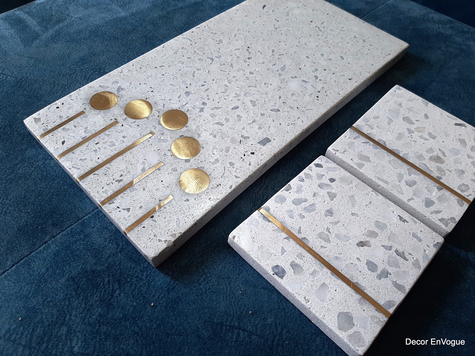 12x6 COMBO Beautiful White Rectangle Terrazzo Marble - Etsy