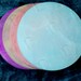 Set of 4,alabaster Round Marble Coasters,natural Stone Coasters,diy ...