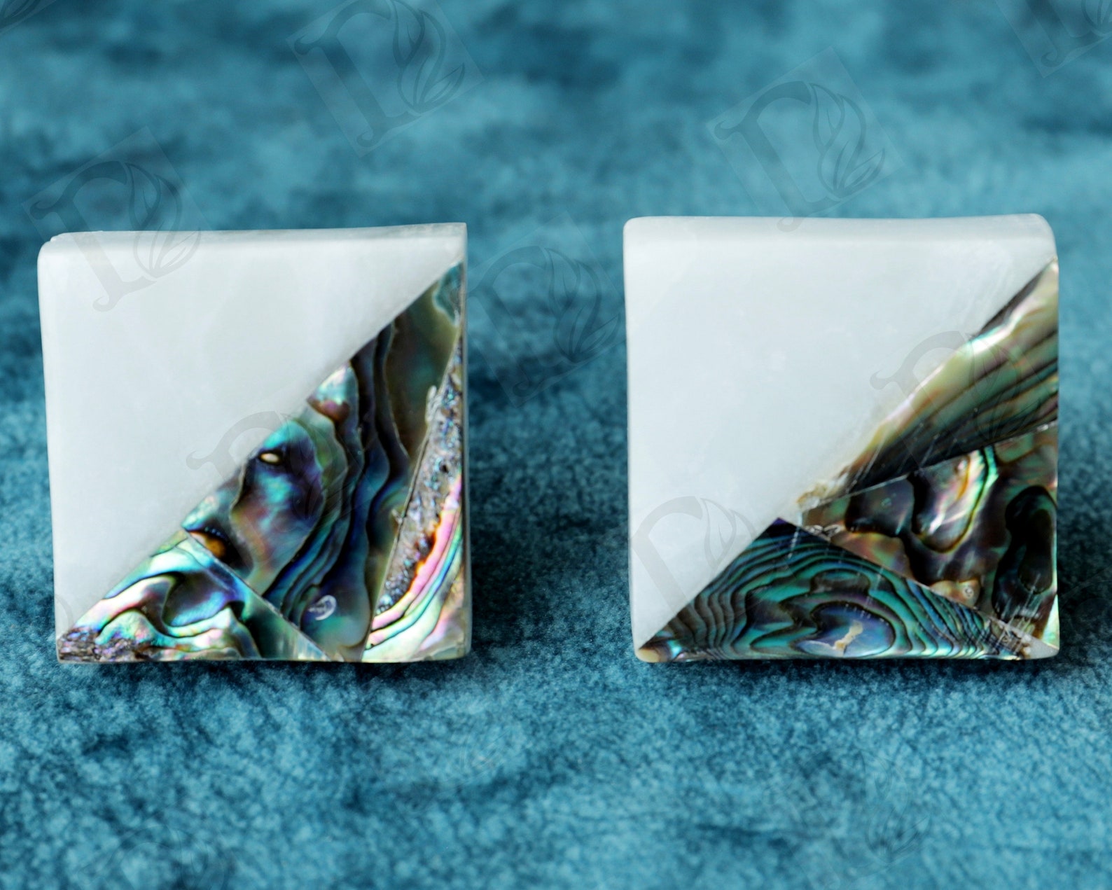 Set of Square White Stone - Etsy