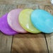 Set of 4,alabaster Round Marble Coasters,natural Stone Coasters,diy ...