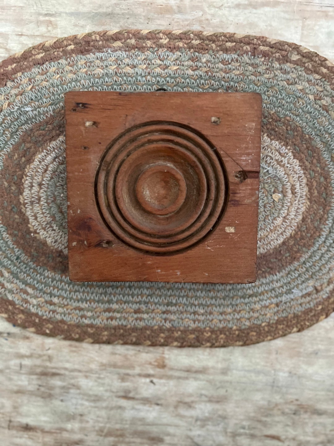 Salvaged Antique Architectural Rosette Trim Block - Etsy