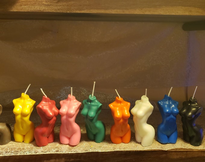 Handmade 4" Female Figure Candles -- Made to Order in Any Color ...