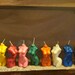 Handmade 4 female figure candles Made to Order in any | Etsy