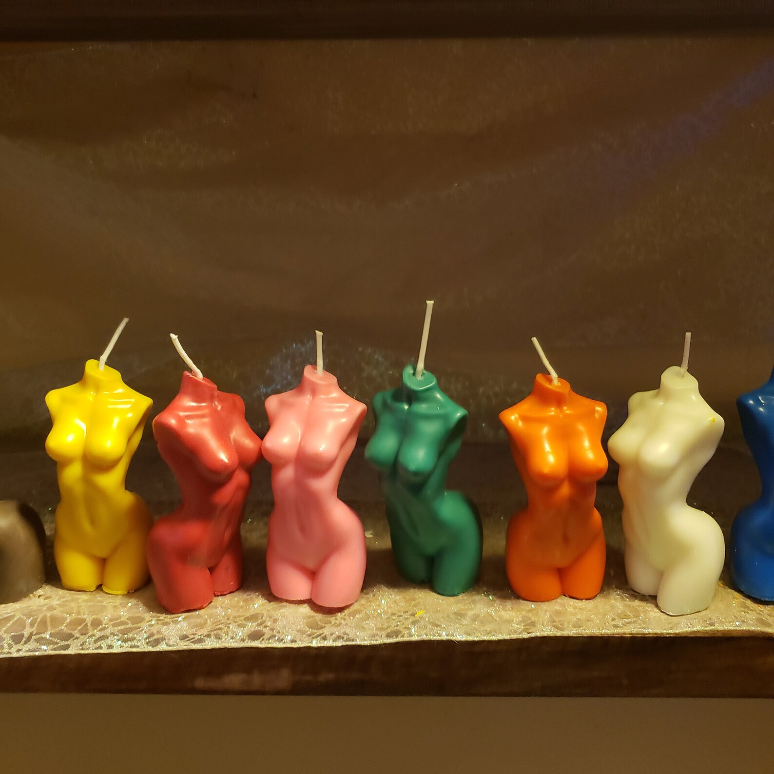 Handmade 4 female figure candles Made to Order in any | Etsy