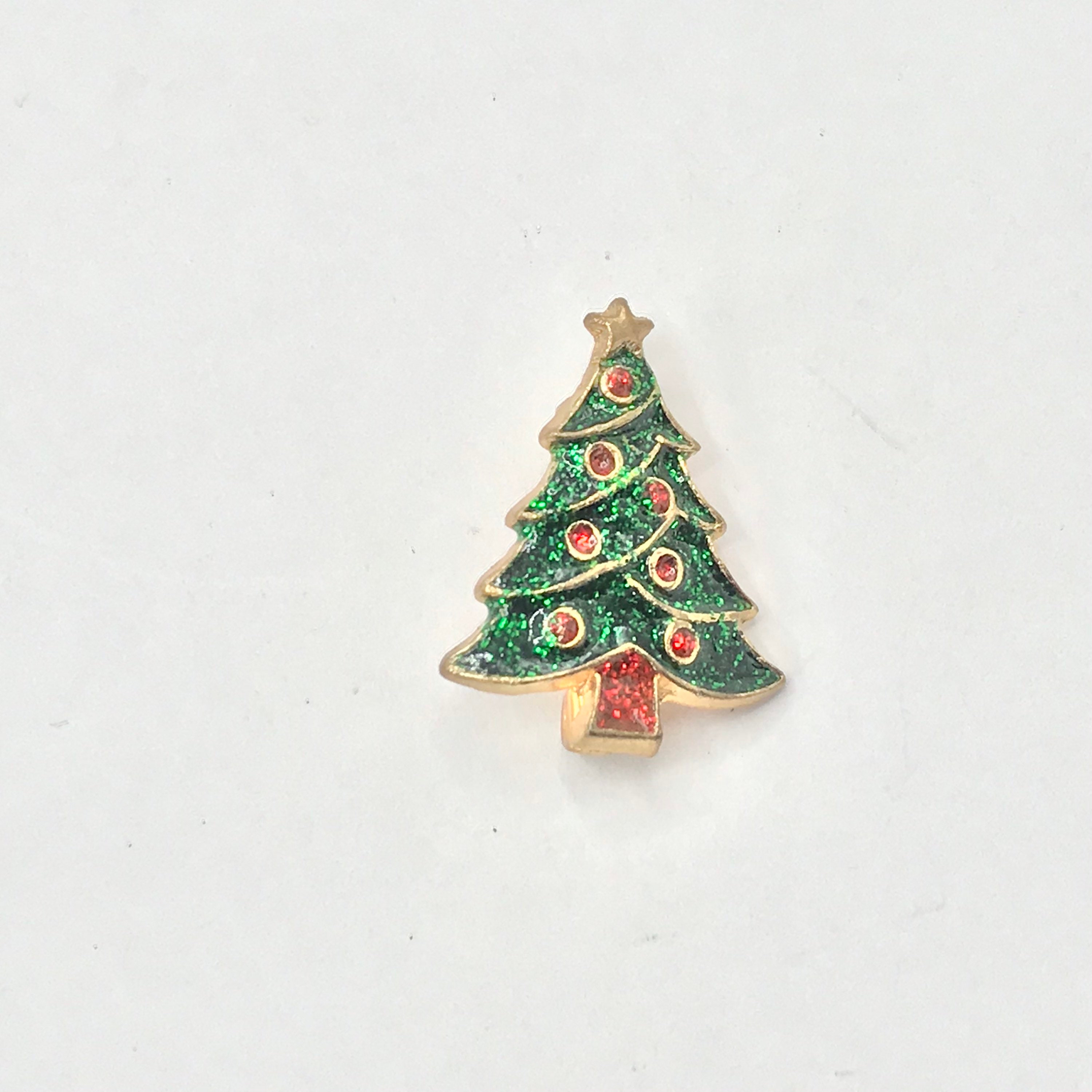 Vintage Christmas Tree Brooch Multicolored Small. - Etsy