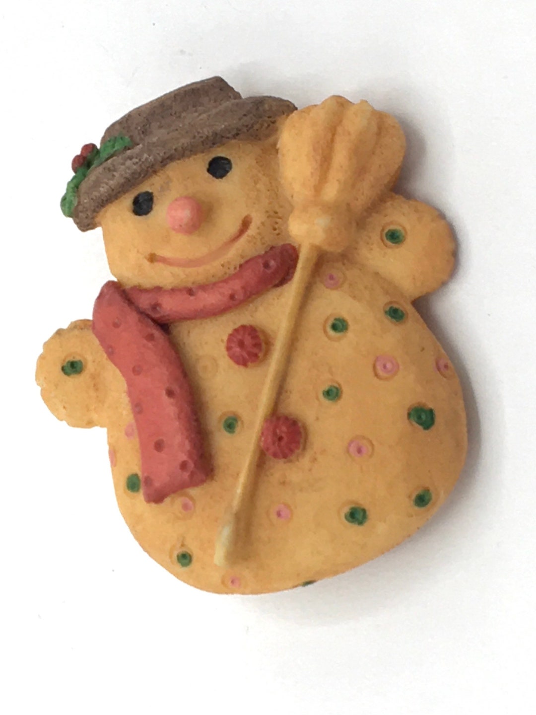 Vintage Snowman Brooch. - Etsy