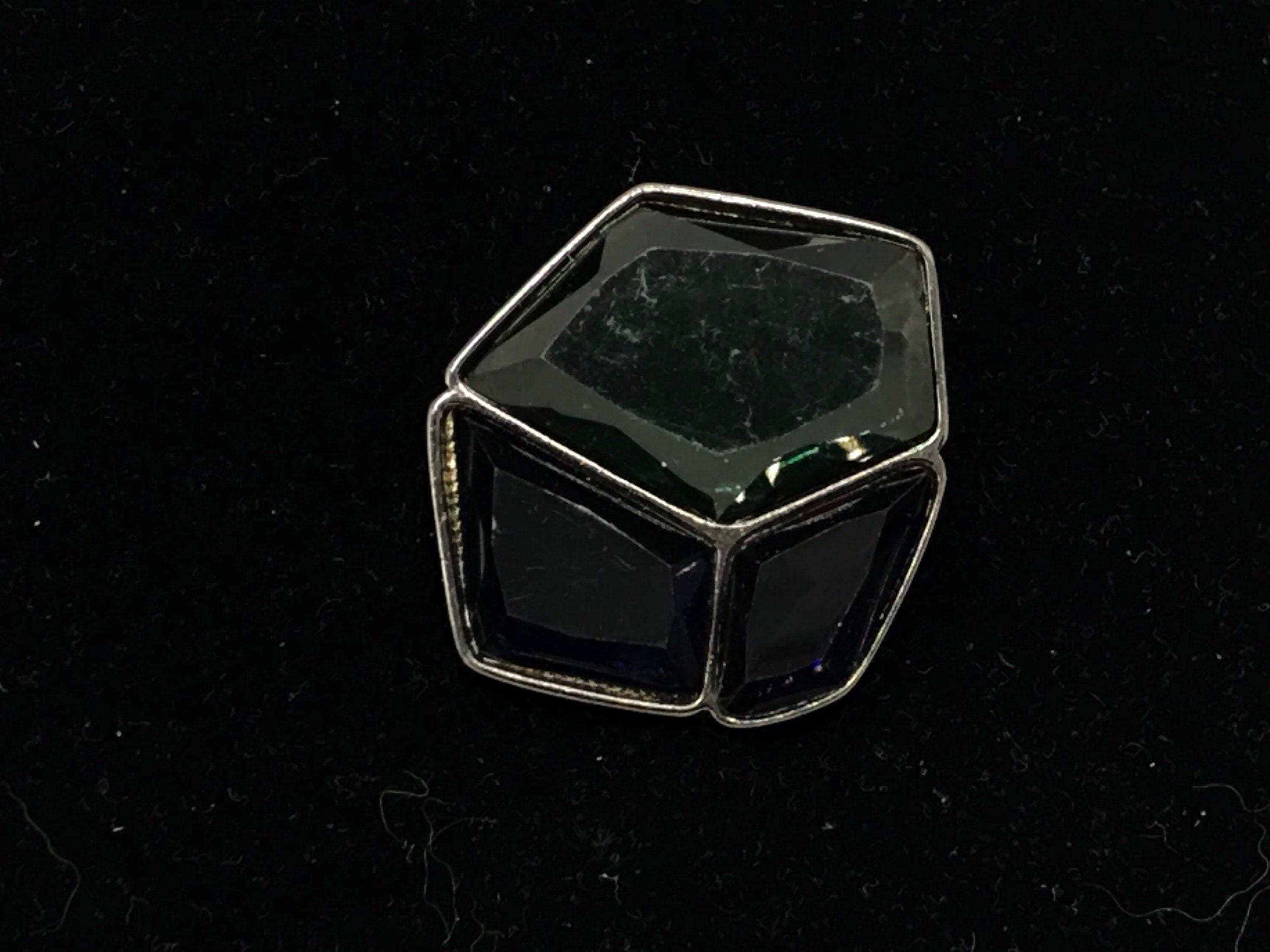 Broche en verre vintage multicolore. | Etsy