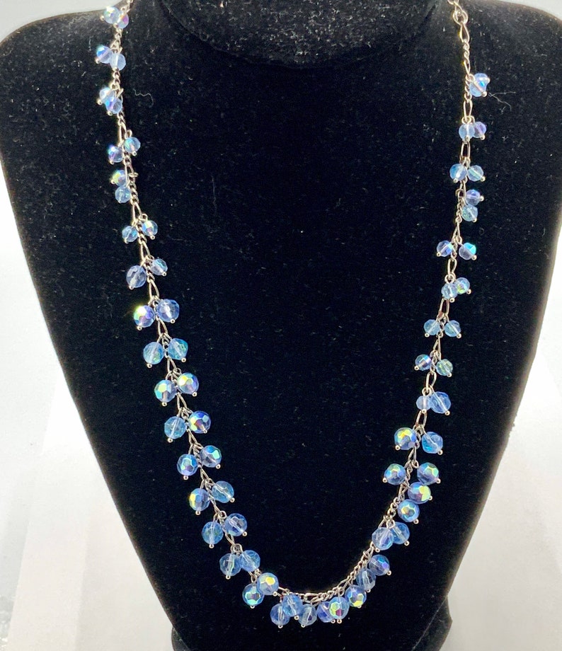 Gorgeous Collectible and Vintage Light Blue Beads Necklace by - Etsy