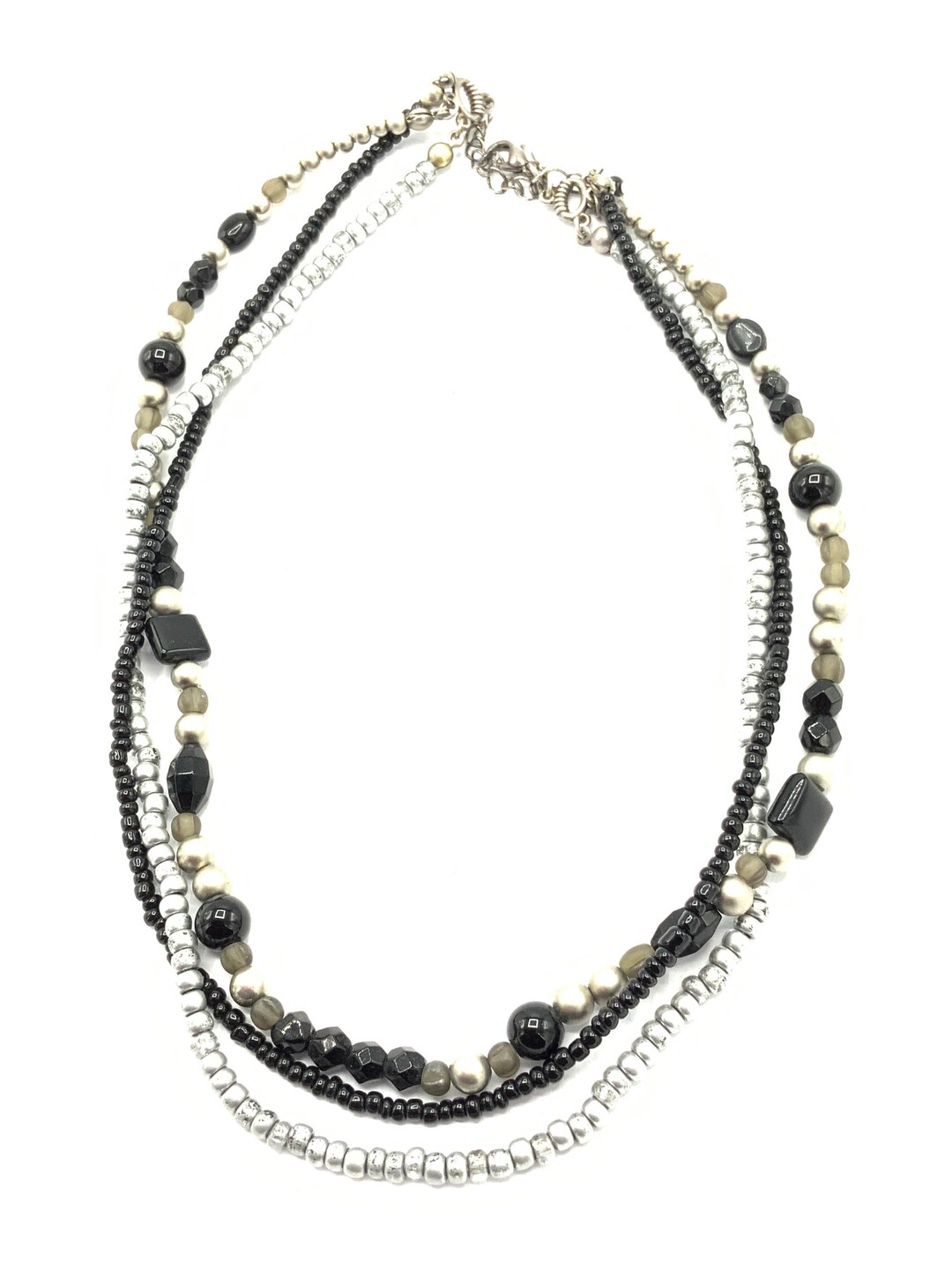 Gorgeous Collectible Gray and Black Tones Necklace by Premier Designs ...