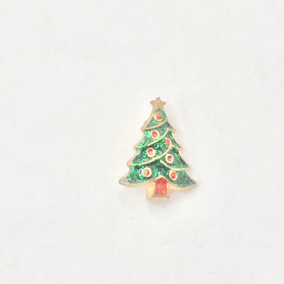 Vintage Christmas Tree Brooch Multicolored Small. - Etsy