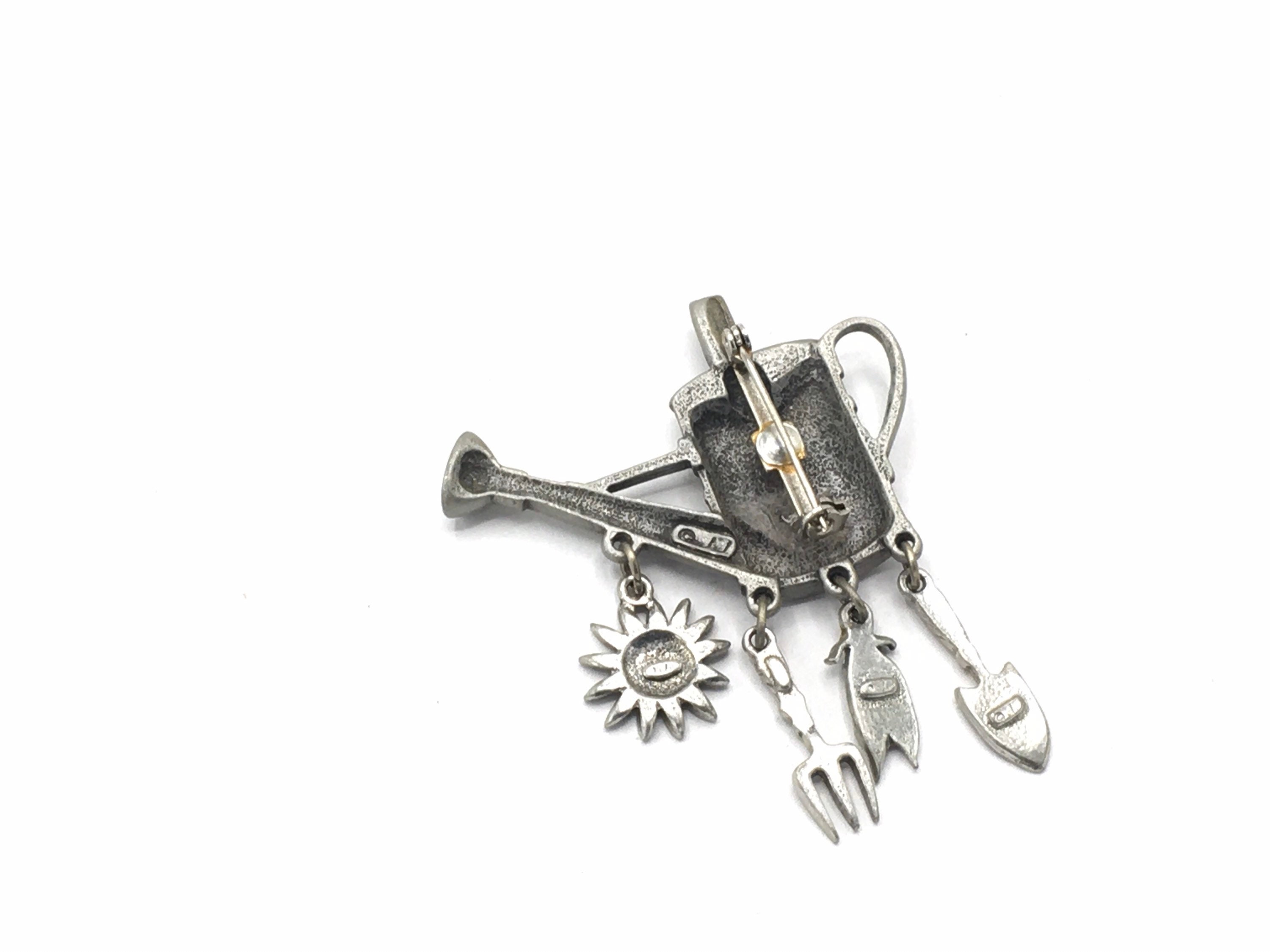 Vintage Watering Can Brooch by J. Jones Charm Brooch. | Etsy