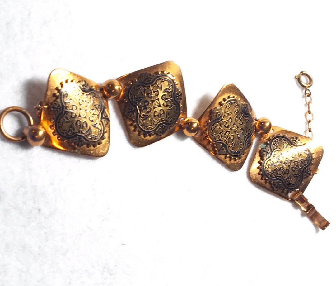 Copper Bracelet With Carved Designs on the Top, Genuine Coper - Etsy