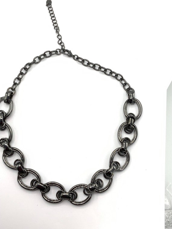 Gorgeous collectible and vintage dark tone chain neck… - Gem