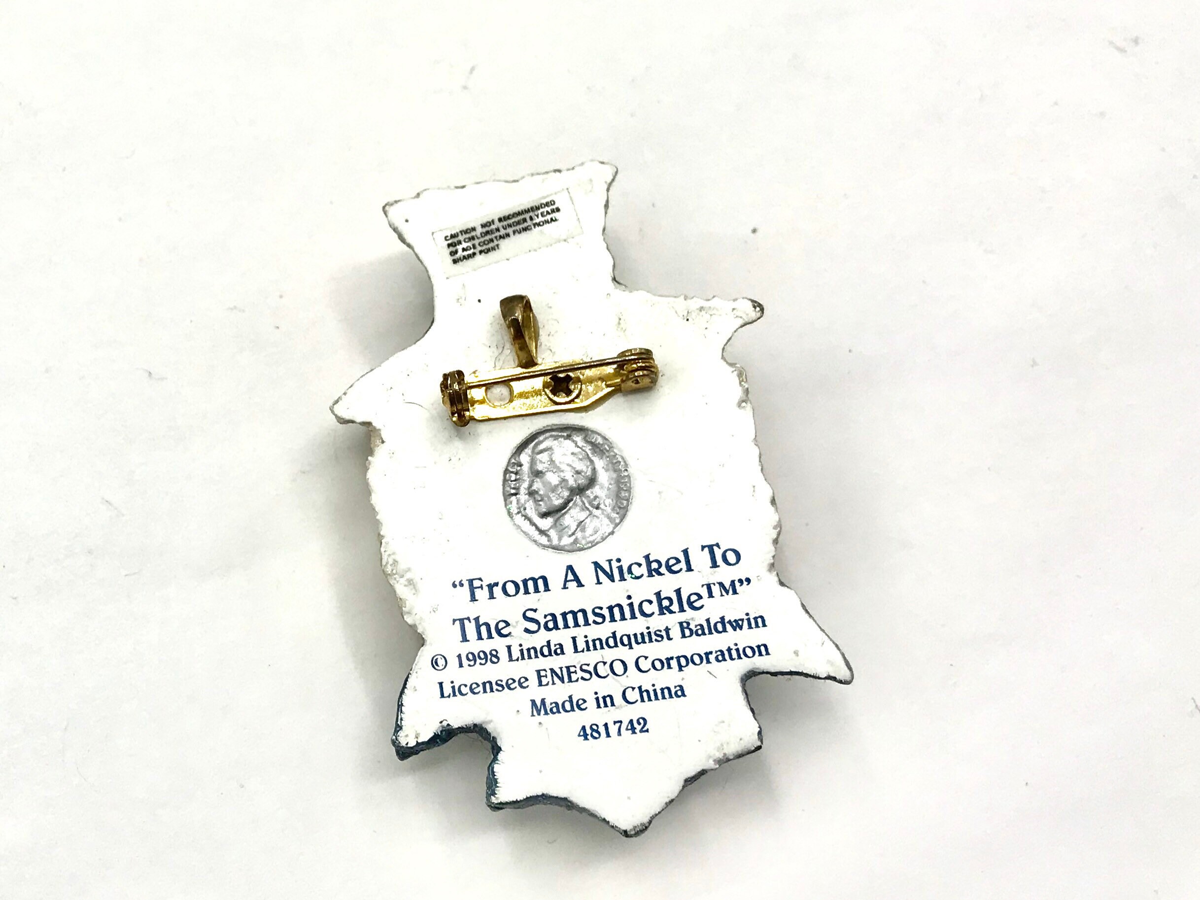 Vintage Uncle Sam Brooch by Enesco and Linda Lindquist. - Etsy