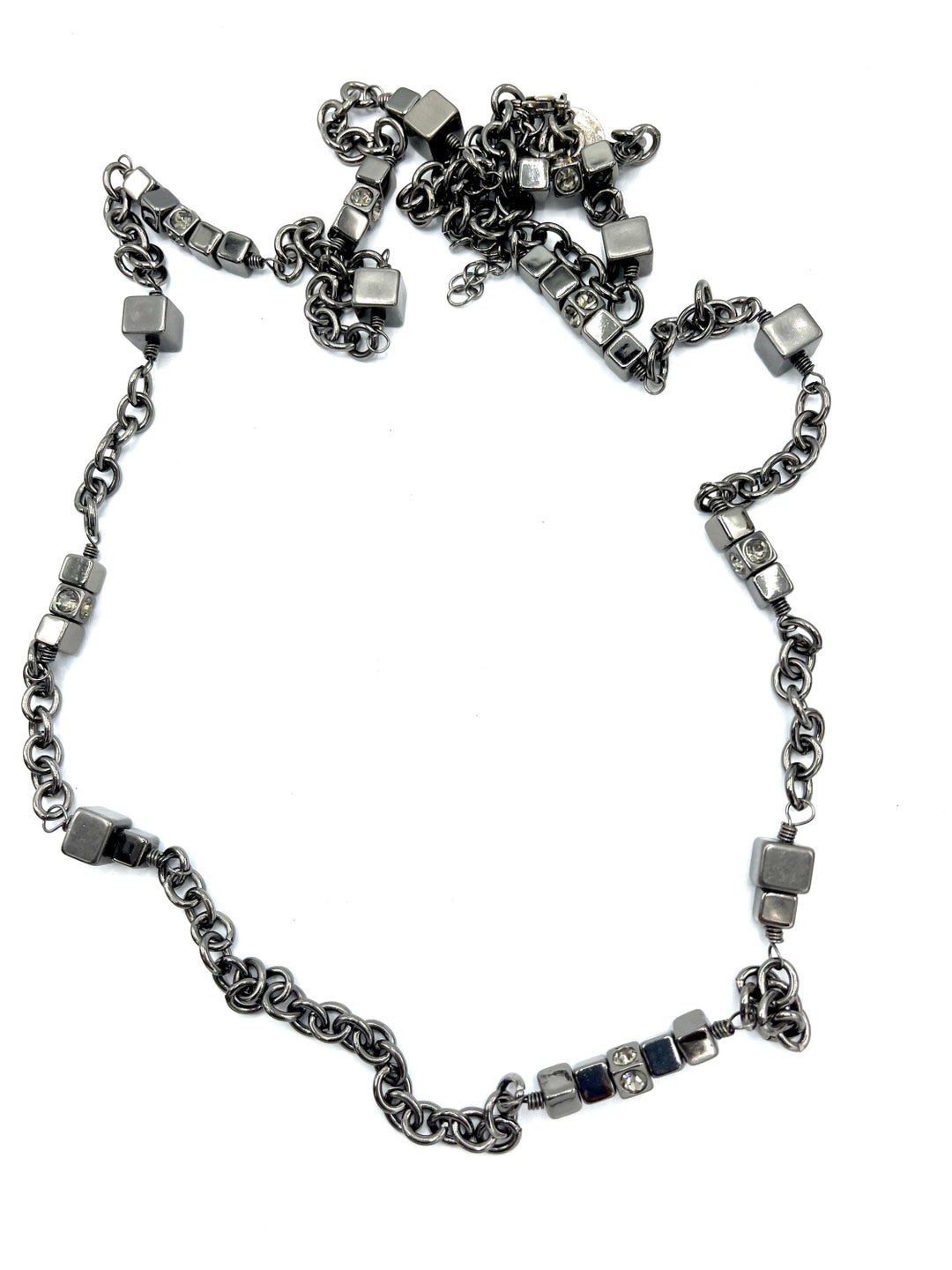 Gorgeous Collectible and Vintage Dark Tone Cube With Links and ...