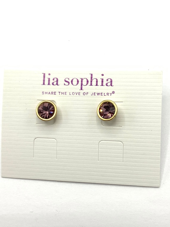 Lia sophia stud earrings store