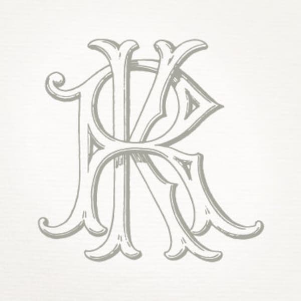 Vintage Wedding Logo - Etsy