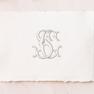 Vintage Wedding Monogram SC CS Wedding Invitation Digital - Etsy India