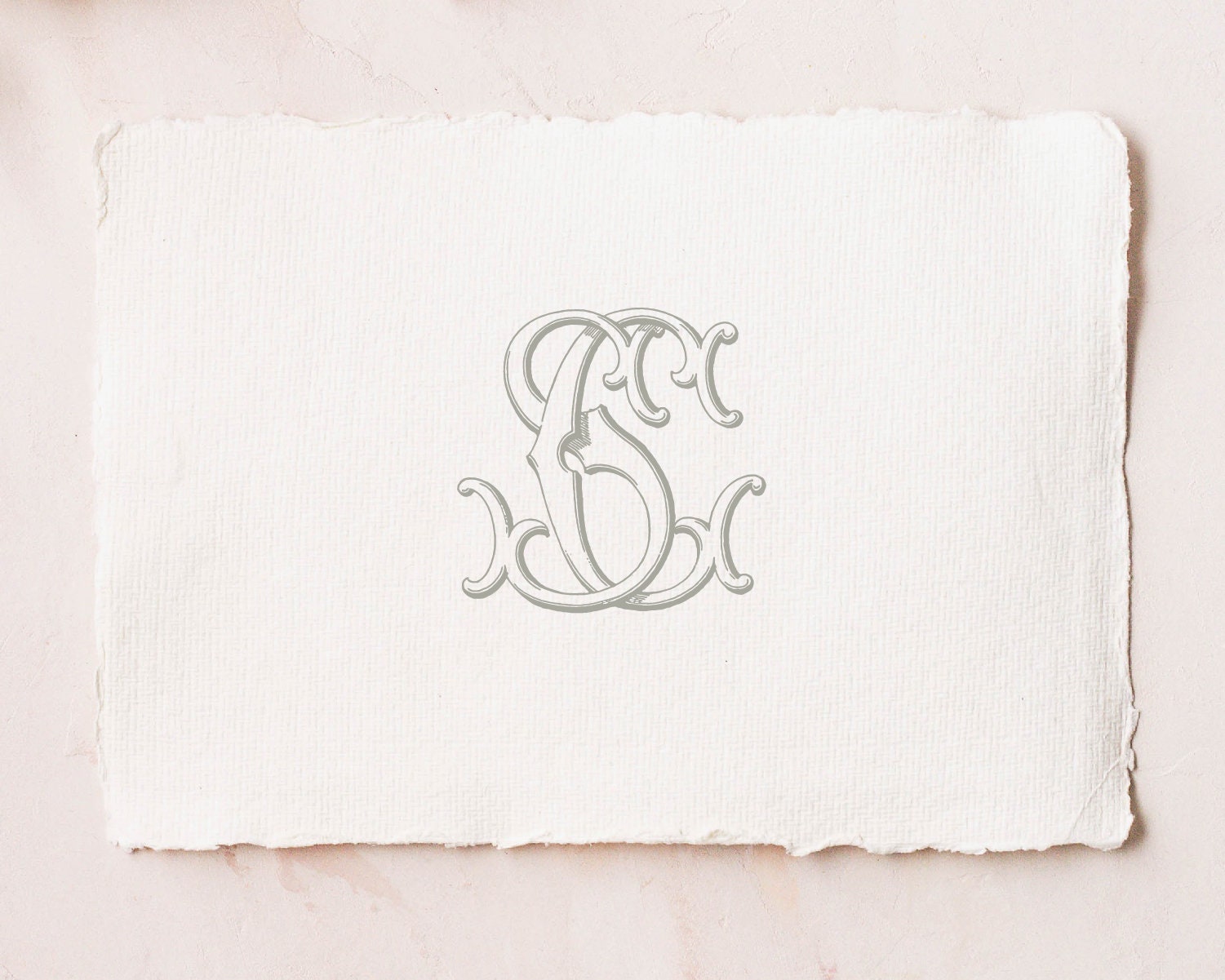 Vintage Wedding Monogram SC CS - Wedding Invitation, Digital Download ...